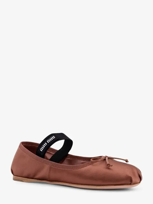 Miu Miu Satin Ballerinas - Multicolor