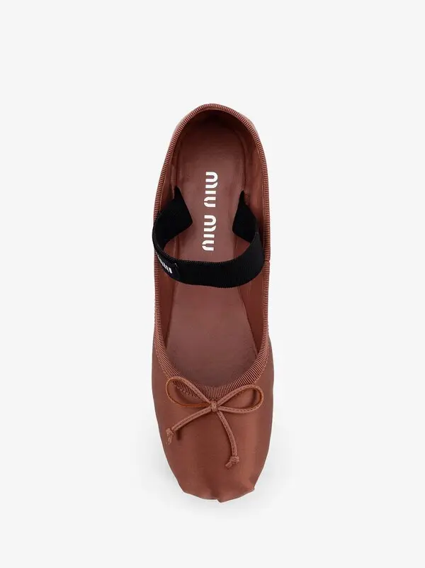 Miu Miu Satin Ballerinas - Multicolor