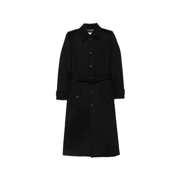 Saint Laurent Coats Single Breasted Coats