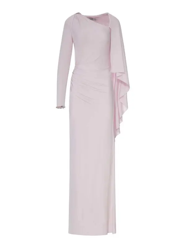 SELF-PORTRAIT Long Asymmetrical Dress