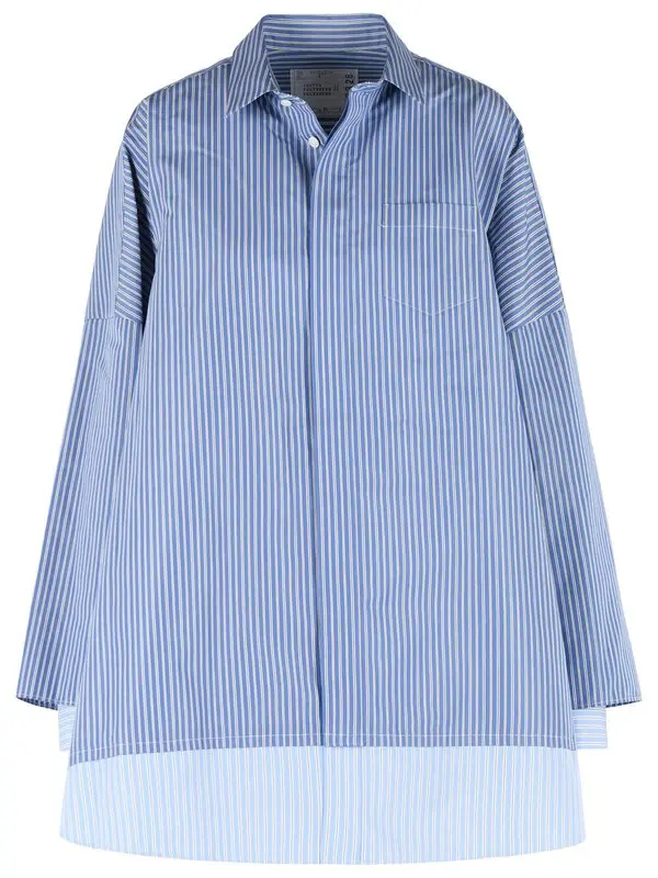Sacai Light Cotton Blend Shirt