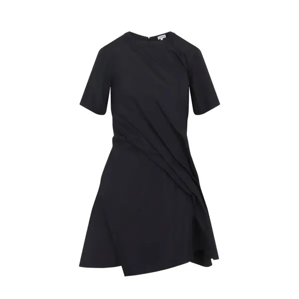Loewe Twisted Mini Dress - Black