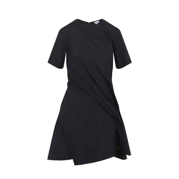 Loewe Twisted Mini Dress - Black