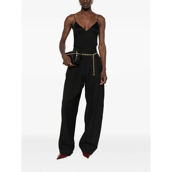 Saint Laurent Silk Blend Camisole - Black