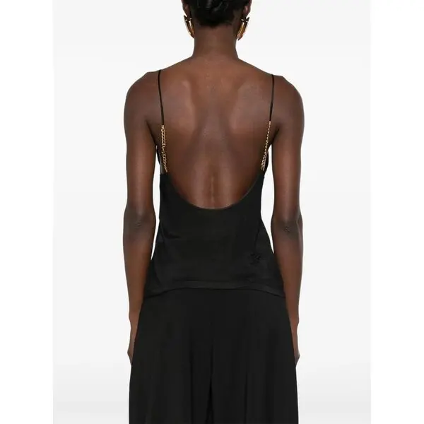 Saint Laurent Silk Blend Camisole - Black