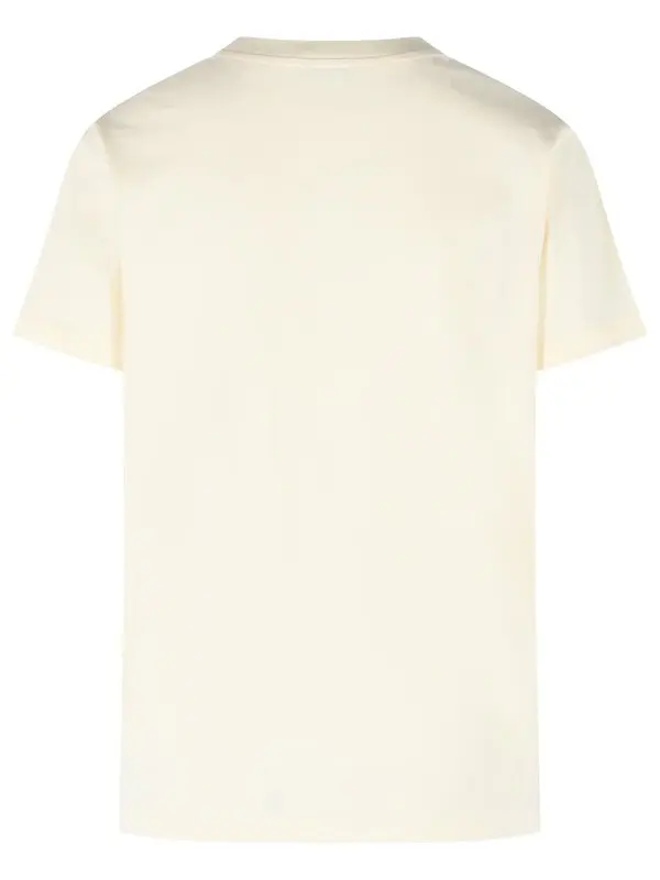 Moncler Cotton T-shirt - Cream
