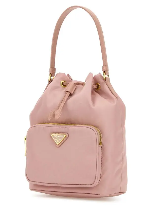 Prada Re-nylon Duet Bucket Bag - Pink