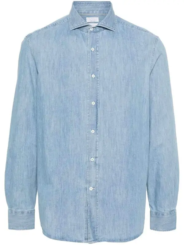 Brunello Cucinelli Denim Shirt - Blue