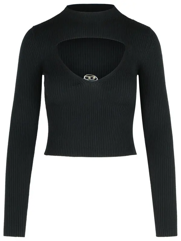 DIESEL® Olina Wool Sweater - Black