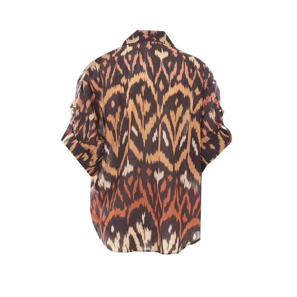 Zimmermann Aster Relaxed Shirt - Brown