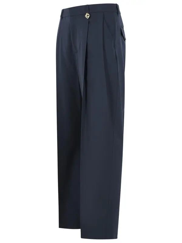 Casablanca Pleated' Wool Pants