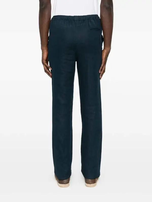 Kiton Drawstring Waist Pants - Blue