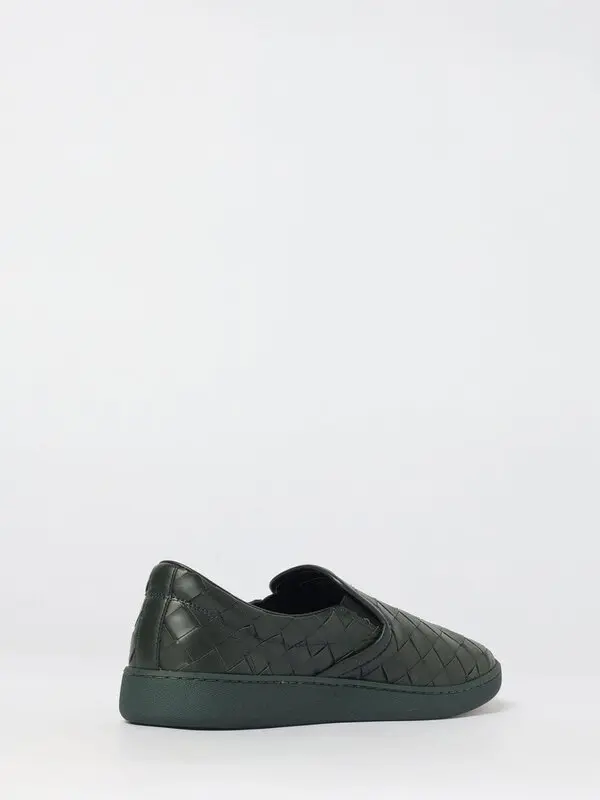 Bottega Veneta Sawyer Woven Leather Sneakers - Black