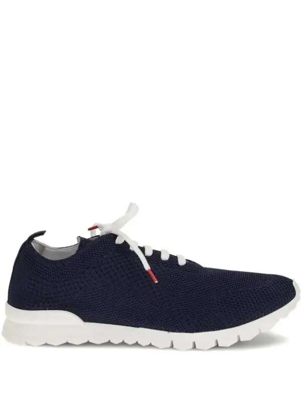 Kiton Knit Upper Sneakers - Blue