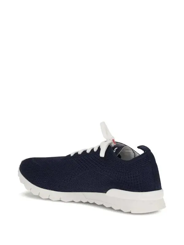 Kiton Knit Upper Sneakers - Blue