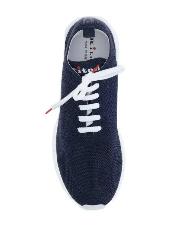 Kiton Knit Upper Sneakers - Blue