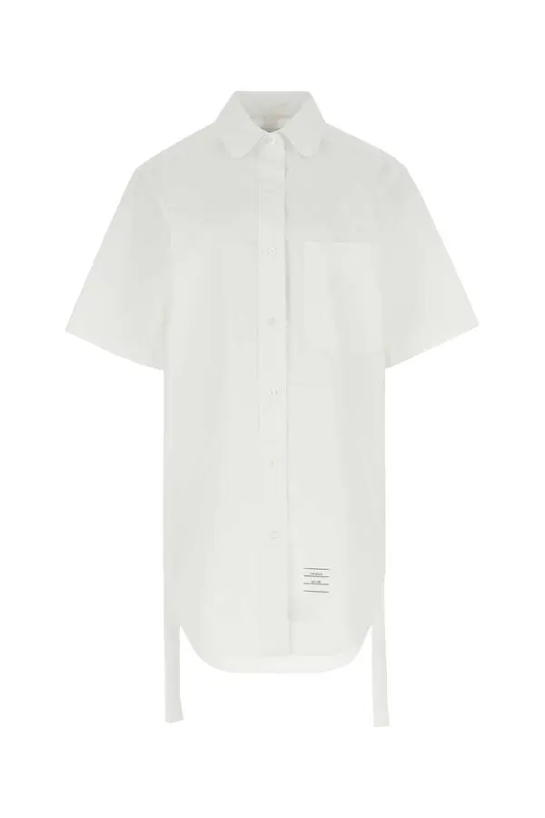 Thom Browne Cotton Shirt Mini Dress