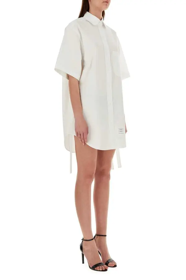 Thom Browne Cotton Shirt Mini Dress