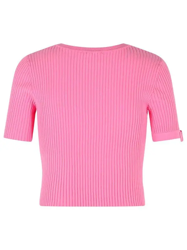 COURREGES Viscose Blend T-shirt - Pink
