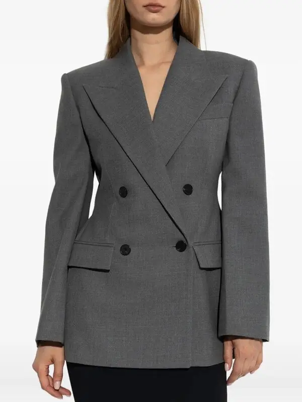 Givenchy Double-breasted Wool Structured Jacket