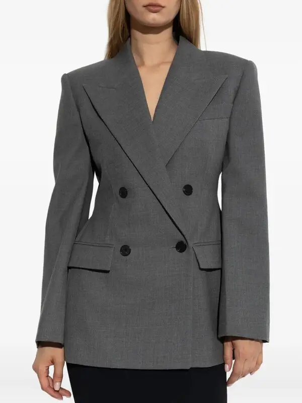 Givenchy Double-breasted Wool Structured Jacket