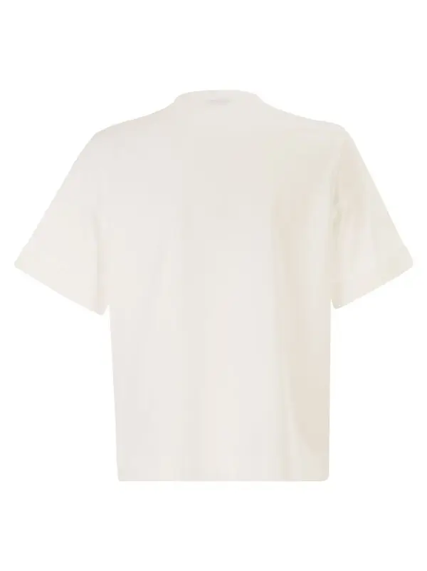 Brunello Cucinelli Cotton Jersey T-shirt - White