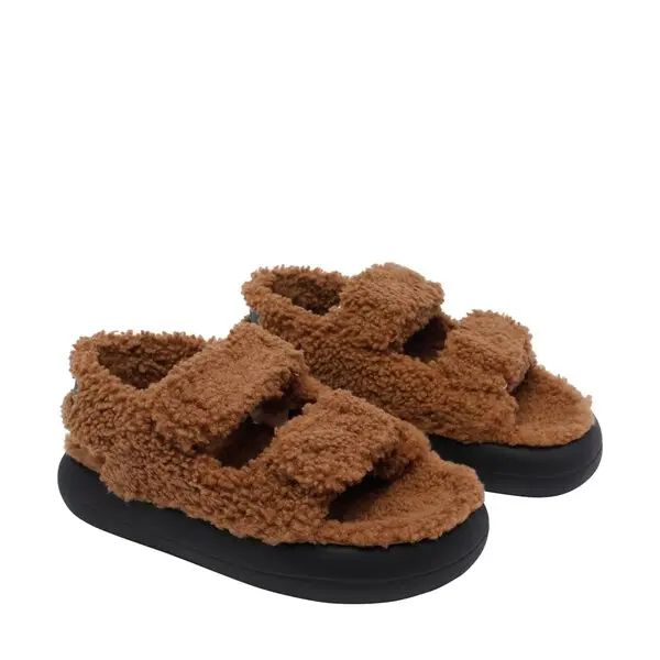 Moon Boot Shearling Sandals
