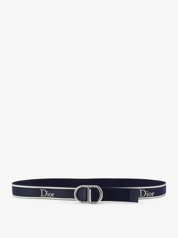 Dior Nylon Belt With Embroidered Logo