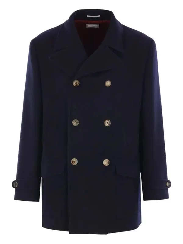 Brunello Cucinelli Double-breasted Wool Coat