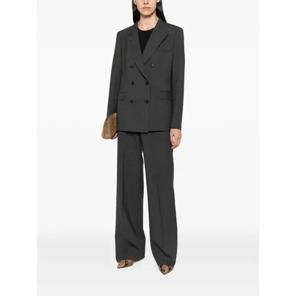 Tagliatore Wool Blend Jumpsuit - Gray