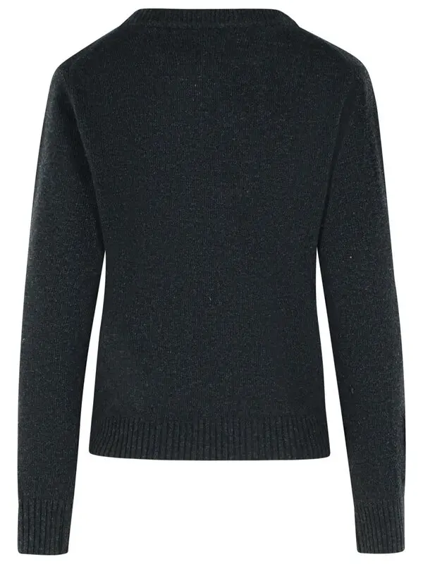 GANNI Wool Blend Graphic Sweater