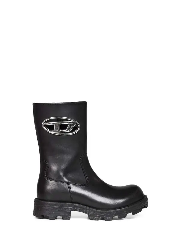 DIESEL® D-hammer Cut-out Biker Boots - Multicolor