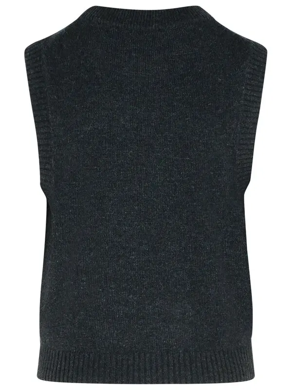 GANNI Wool Blend Vest