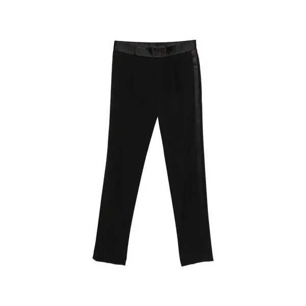 Giorgio Armani Tailored Satin-trim Trousers
