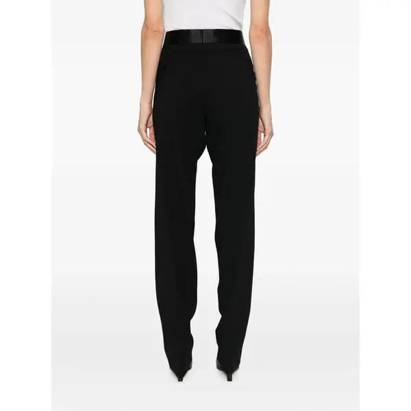 Giorgio Armani Tailored Satin-trim Trousers