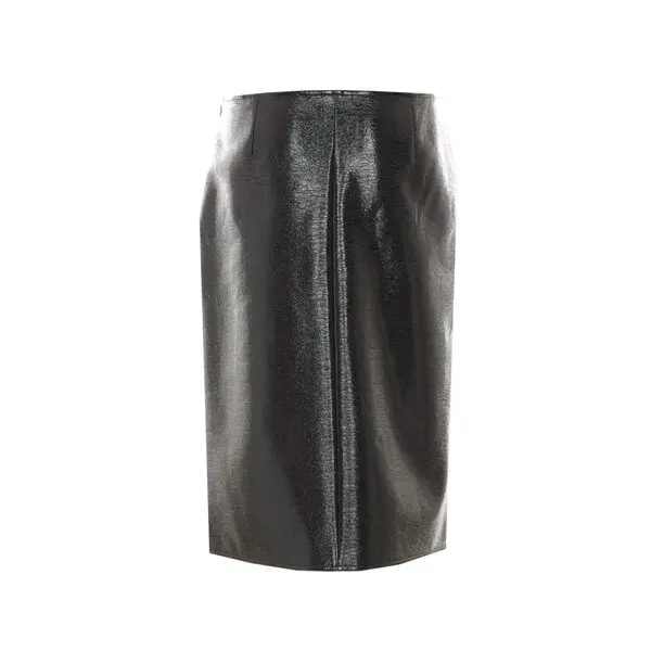 COURREGES Vinyl Knee-length Skirt - Black