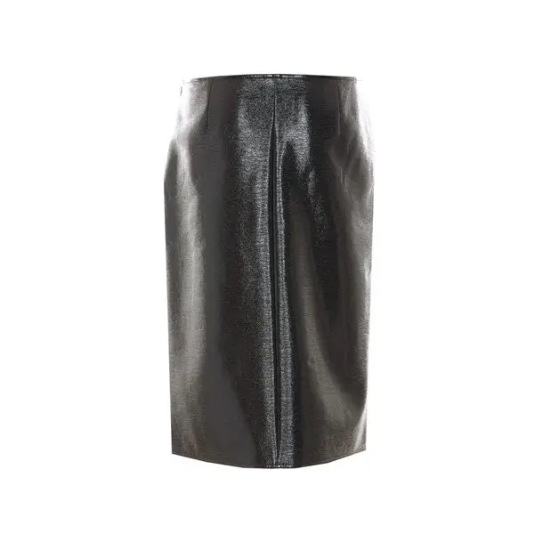 COURREGES Vinyl Knee-length Skirt