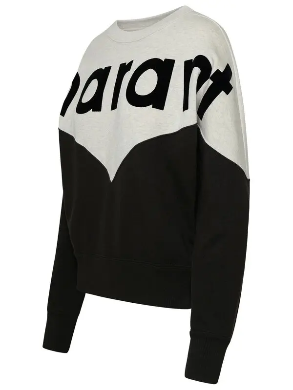 Isabel Marant Étoile Two-color Cotton Blend Houston Sweatshirt - Black