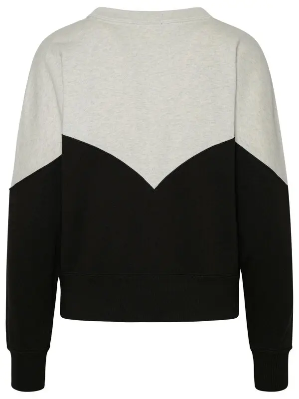 Isabel Marant Étoile Two-color Cotton Blend Houston Sweatshirt - Black