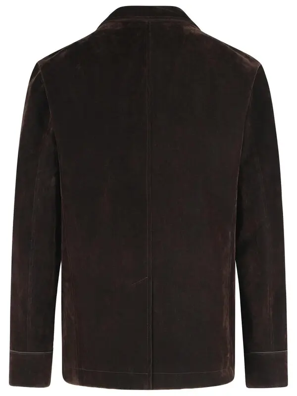 TOM FORD Leather Blazer - Brown