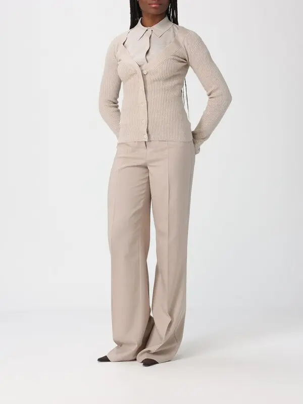 Max Mara Polo Cardigan In Virgin Wool