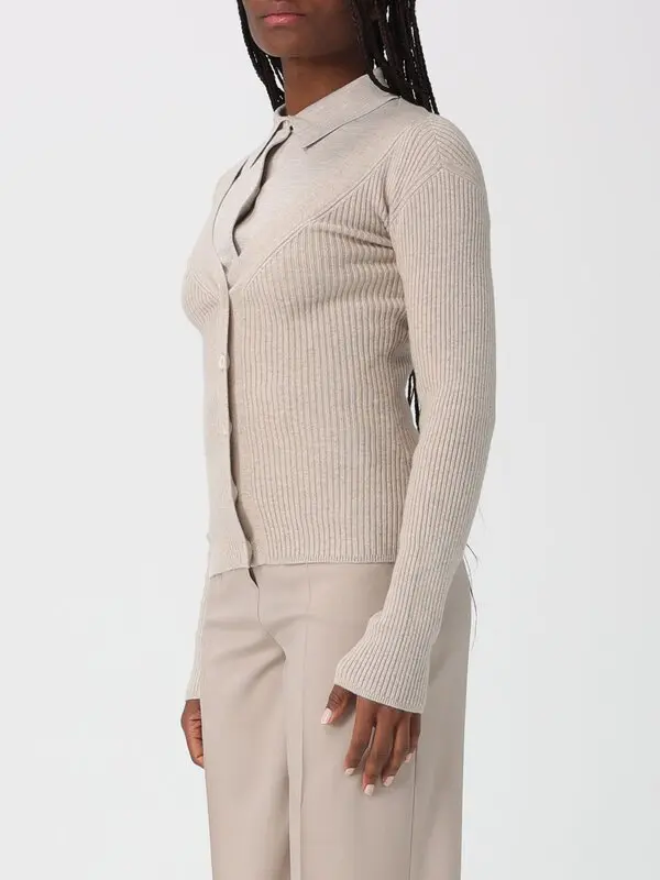 Max Mara Polo Cardigan In Virgin Wool