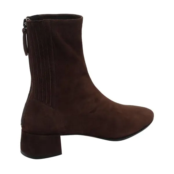 AQUAZZURA Tres Saint Honore Suede Booties - Brown
