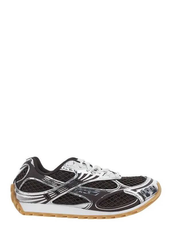 Bottega Veneta Sneakers 'orbit' With Logo Lettering Detail In Tech Fabric For - Brown