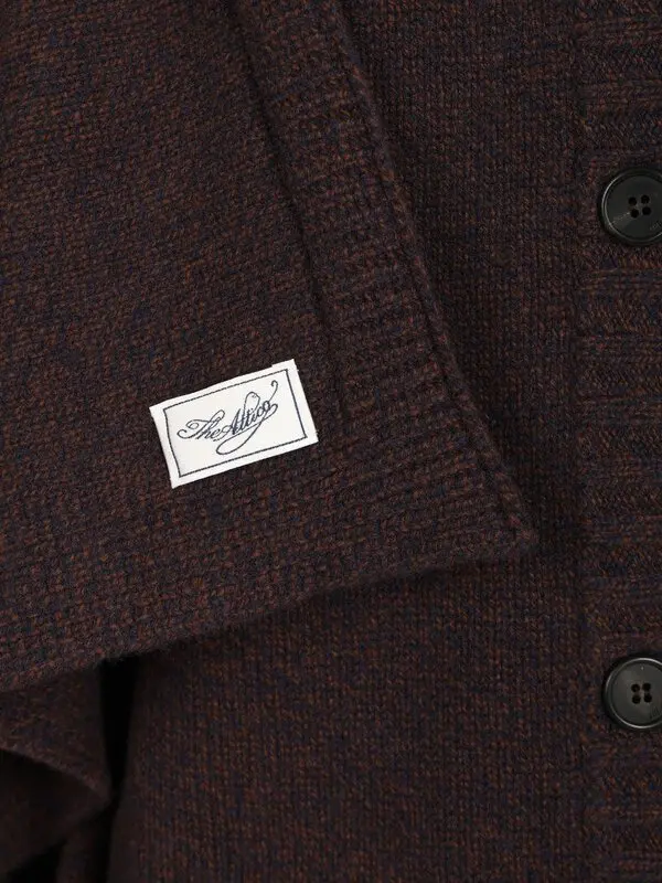 Attico Draped Cardigan - Brown