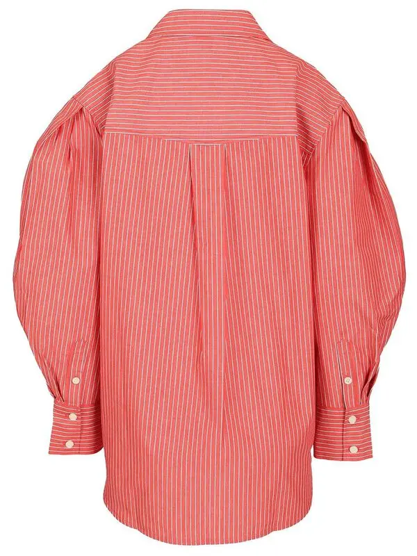 GANNI Oxford Shirt - Red