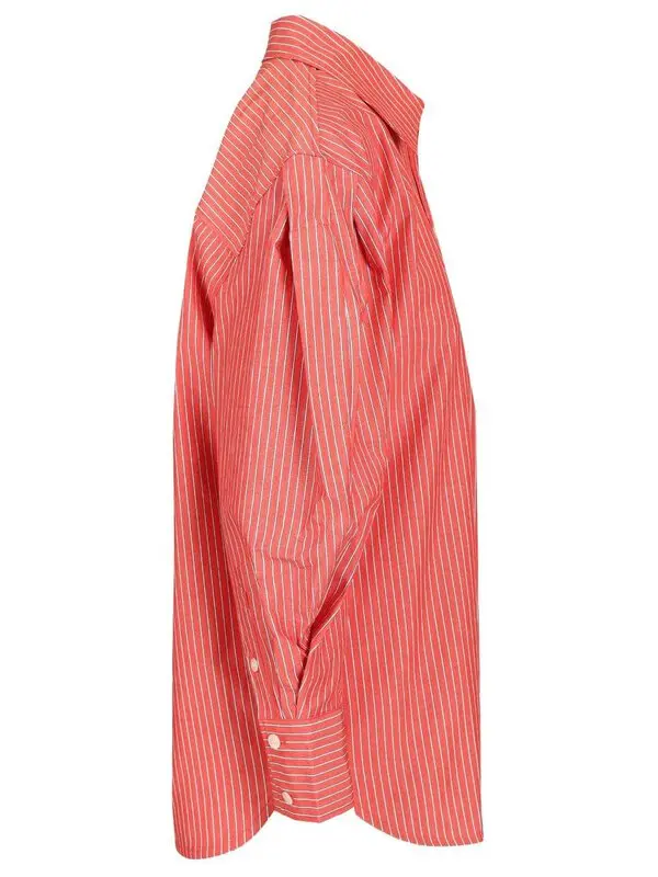 GANNI Oxford Shirt - Red