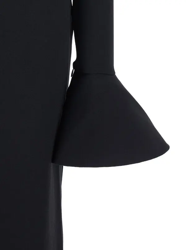 Solace London Anica Floor-length Dress - Black