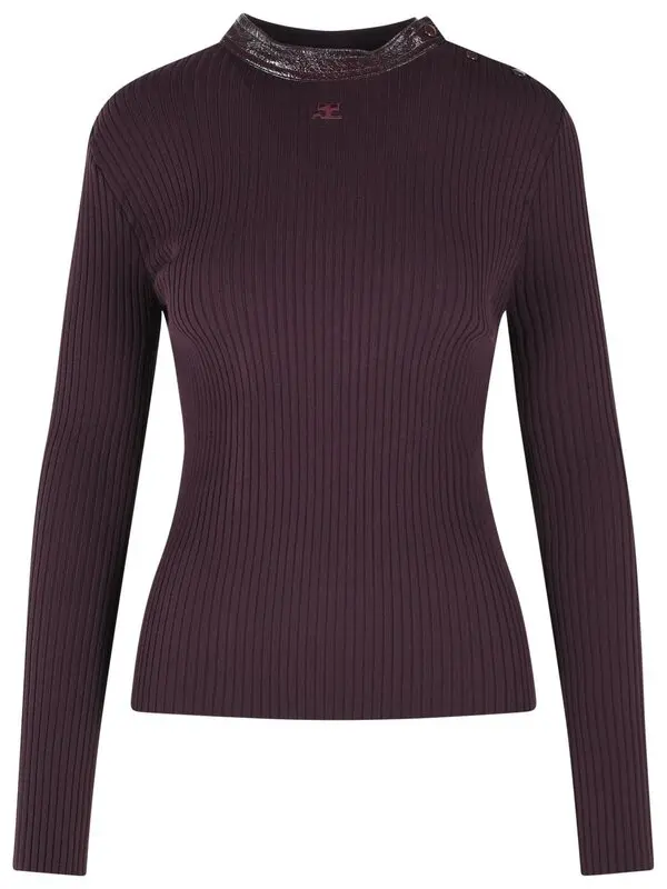 COURREGES Viscose Blend Sweater - Multicolor