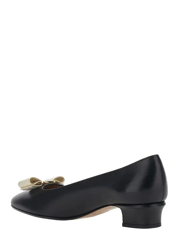 FERRAGAMO Vara 2.0 Leather Pumps - Multicolor